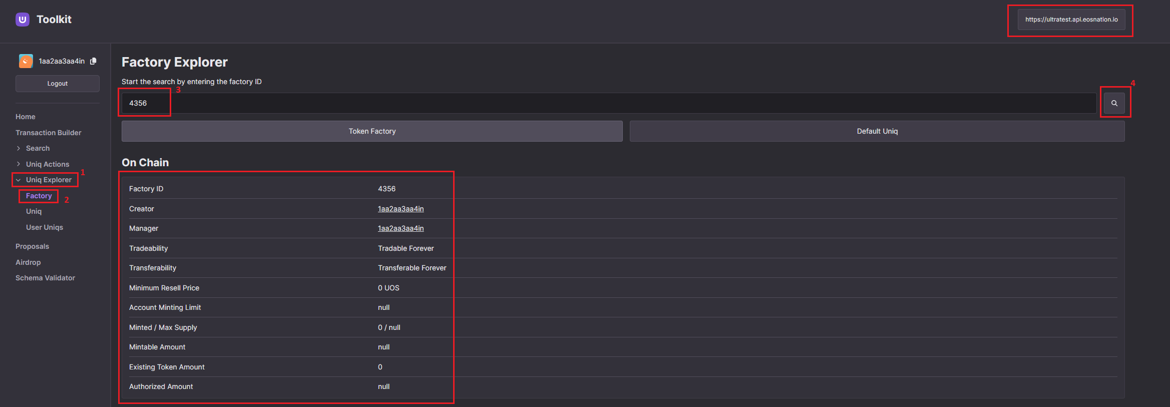 How to create a Uniq Factory using the Ultra Tool Kit | Ultra.io Docs